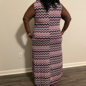 SJS | Dresses | Red White And Blue Maxi Dress | Poshmark